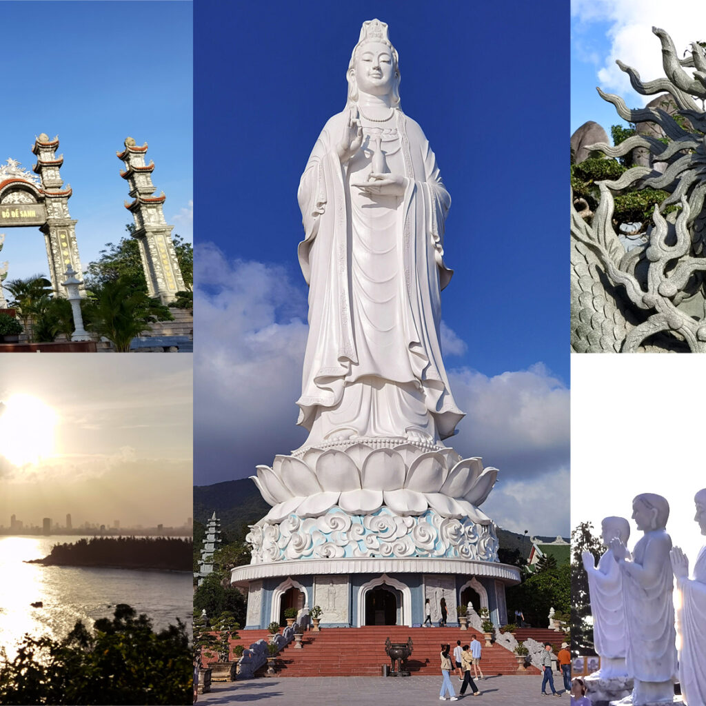 Afternoon Marble Mountains and Monkey Mountains small group tour